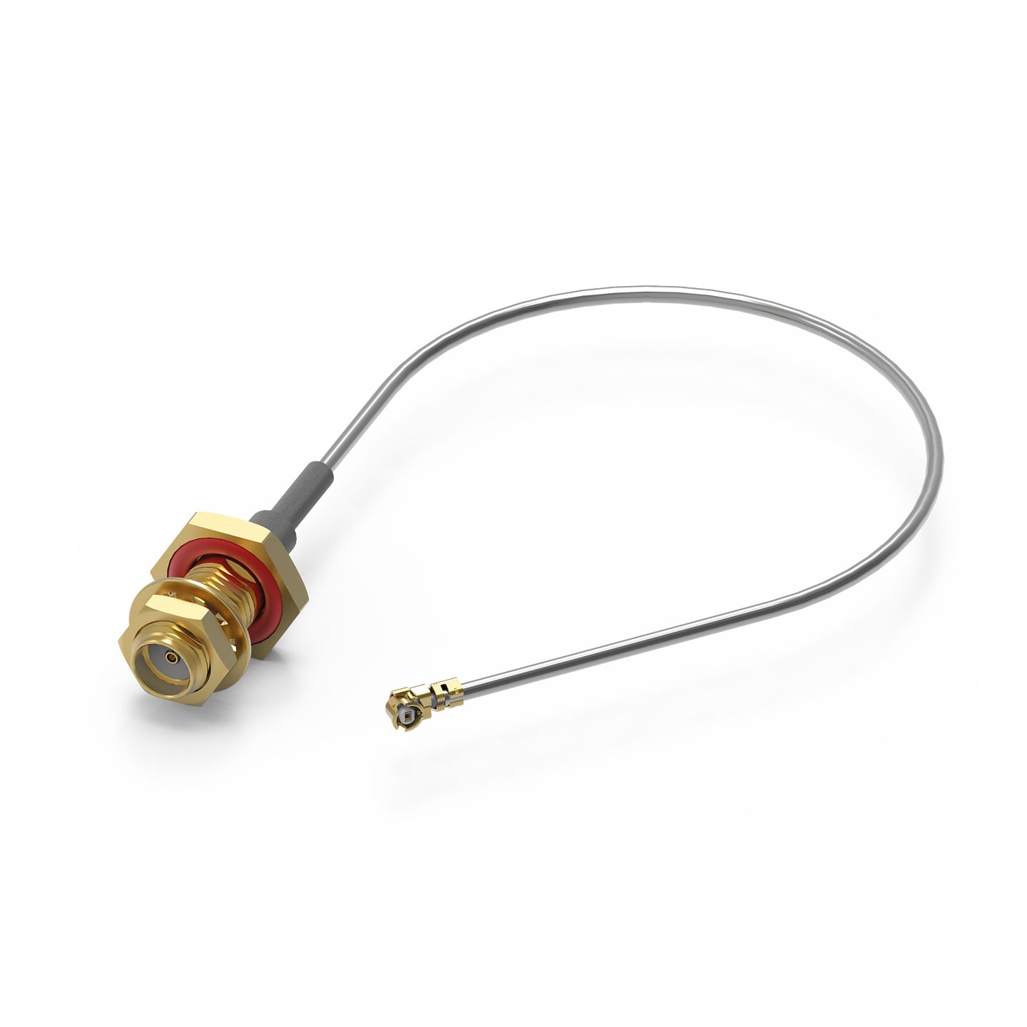 WR-UMRF UMRF IP67 SMA Bulkhead Jack to UMRF Right Angle Plug / 1.37 ...